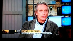 Jeremy Irons on CBS This Morning – 23 April 2012 | jeremyirons.net