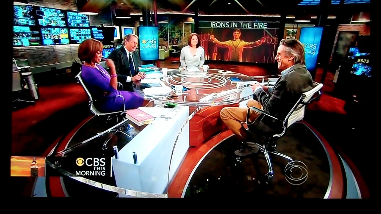 Jeremy Irons on CBS This Morning – 23 April 2012 | jeremyirons.net