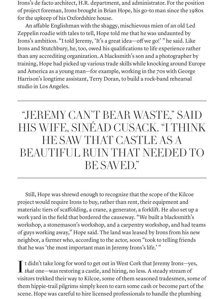 Kilcoe Castle | jeremyirons.net