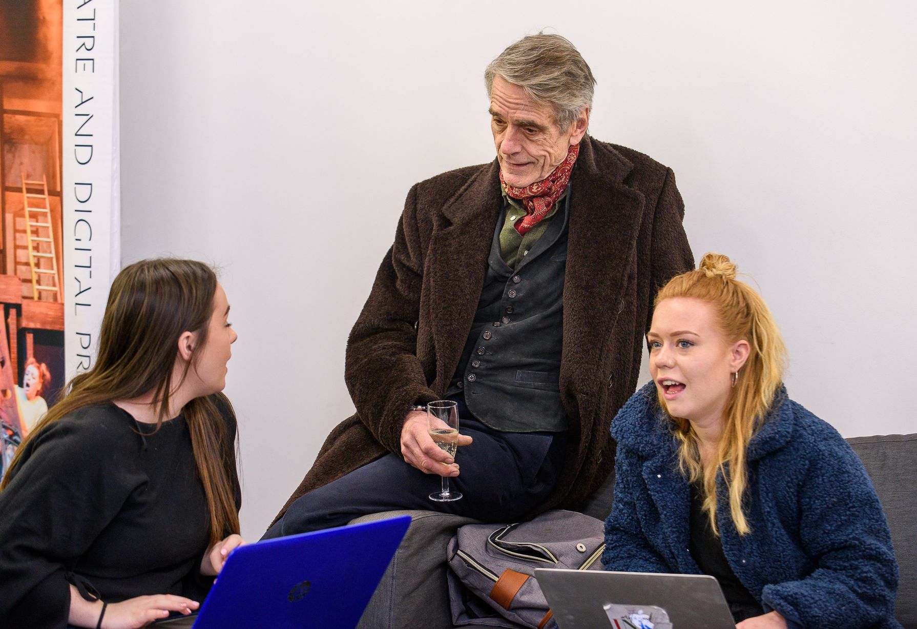 Jeremy Irons Opens New Theatre Workshops at Bath Spa University ...