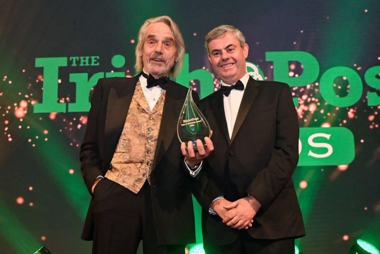 Jeremy Irons at the Irish Post Awards | jeremyirons.net
